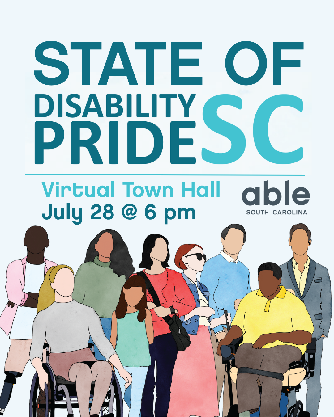 State of Disability Pride SC: Town Hall on Our Rights 2025